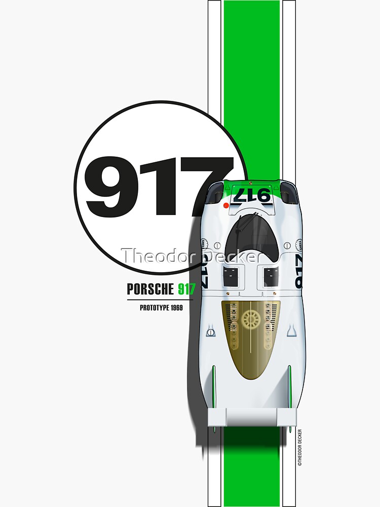 "917 Prototype No.917" Sticker for Sale by theodordecker | Redbubble