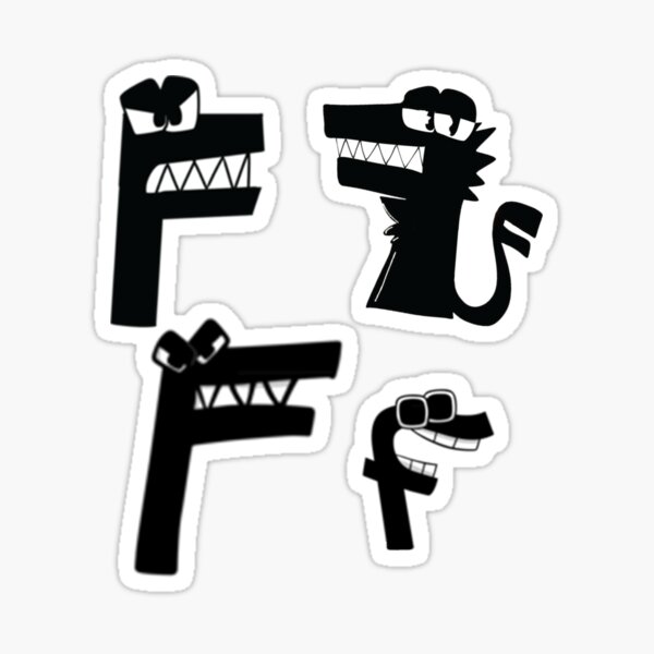 "Alphabet Lore f" Sticker for Sale by LC-SHOP | Redbubble