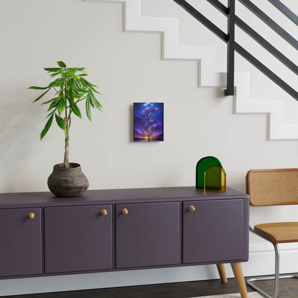 "Tree of life glowing star like at night" Canvas Print for Sale by Sub ...