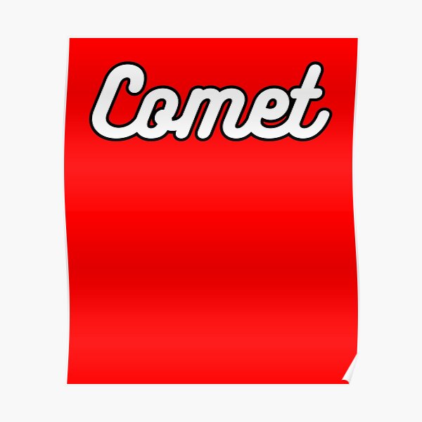 "Comet Reindeer Christmas" Poster for Sale by cypressfresh | Redbubble