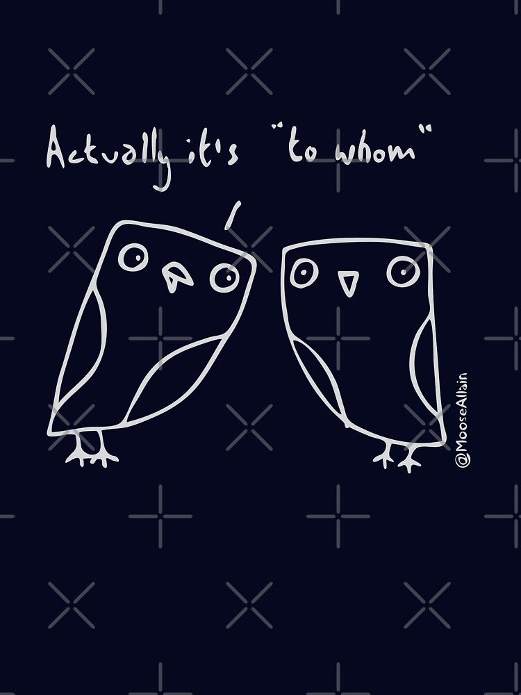 "To Whom Cartoon " Essential T-Shirt for Sale by worldofmoose | Redbubble