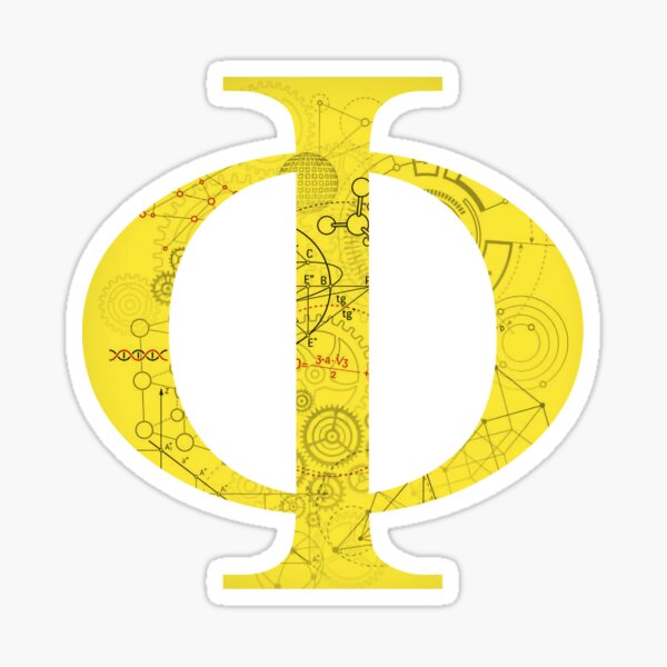 "Phi - Math Symbols" Sticker for Sale by AymanDiamond | Redbubble
