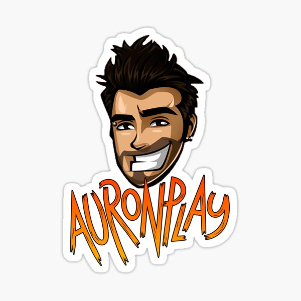 Pegatina «auronplay twitch stream auron streamer merch youtuber ...