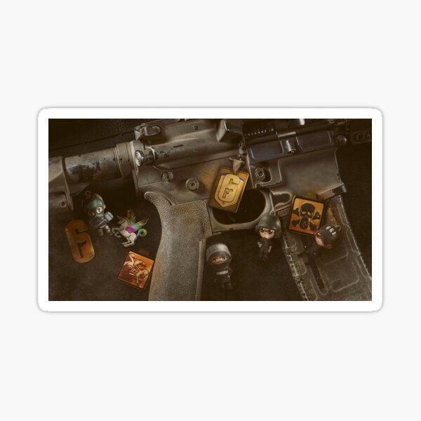 "Deskmat Rainbow Six Siege" Sticker for Sale by WhiteLima | Redbubble