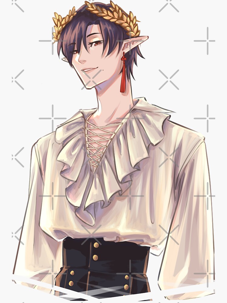 "Kagen Character Art (drawn by @cchaiart on twitter)" Sticker for Sale ...