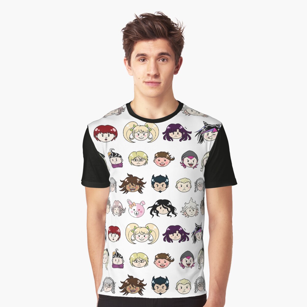 "SDR2 Tiled Faces" T-shirt for Sale by yaoiqueen | Redbubble | sdr2 ...