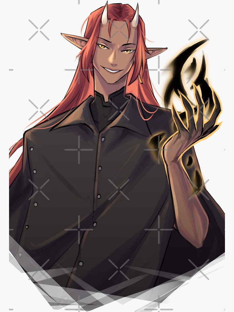 "Malkiya Character Art (drawn by @cchaiart on twitter)" Sticker for ...