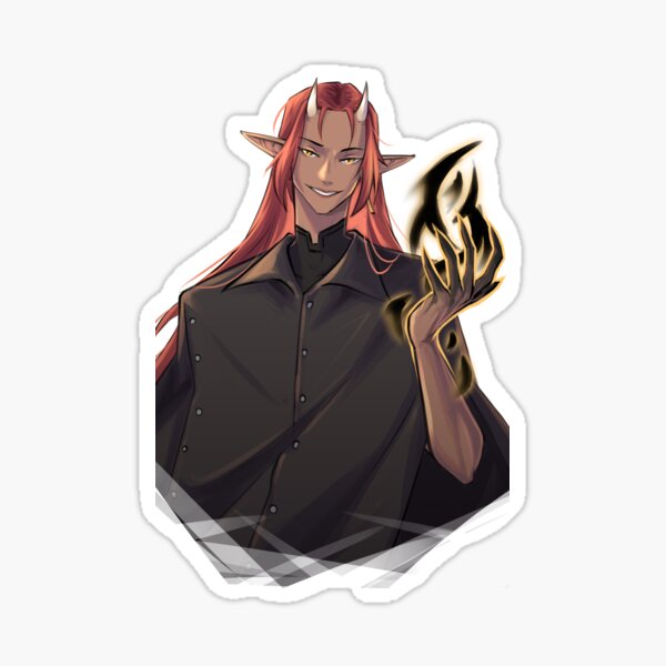 "Malkiya Character Art (drawn by @cchaiart on twitter)" Sticker for ...