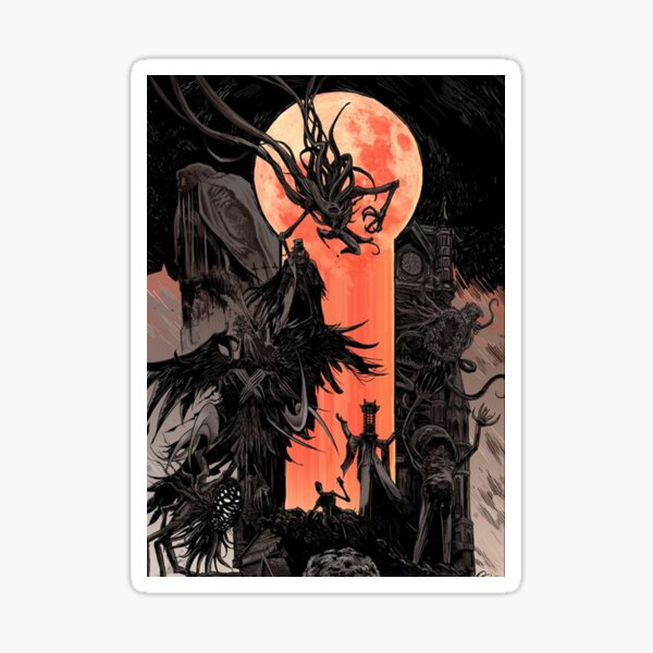 "Bloodborne" Sticker for Sale by poliitanoo | Redbubble