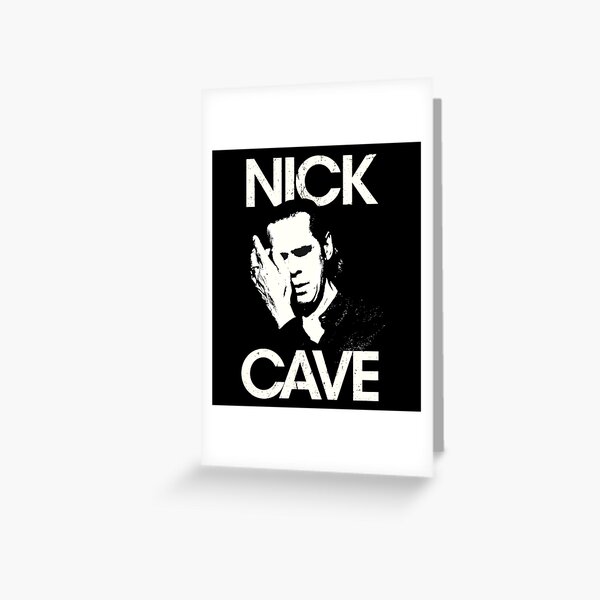 "Nick Cave - eroded grunge styled portrait graphic, legendary lead ...