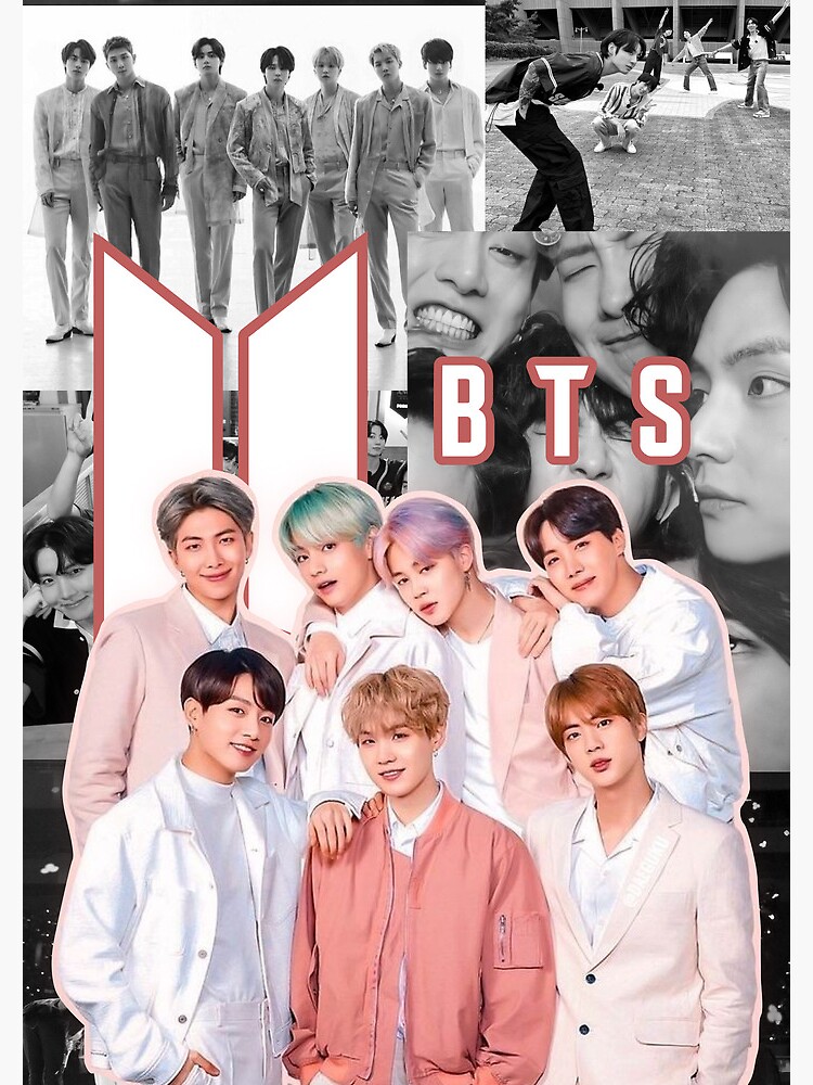 "BTS Fanmade Aesthetic Design Kpop Group Band Bangtan" Spiral Notebook ...