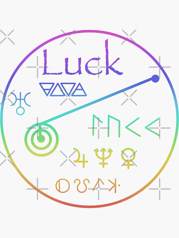 "Lucky talisman rainbow" Sticker for Sale by secretmagic | Redbubble