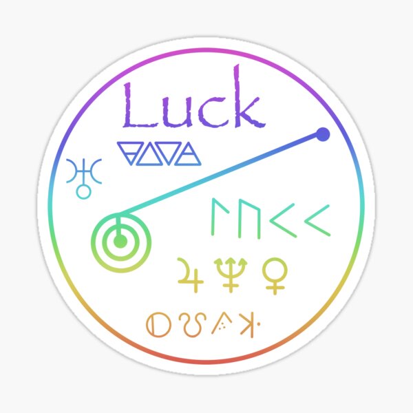 "Lucky talisman rainbow" Sticker for Sale by secretmagic | Redbubble