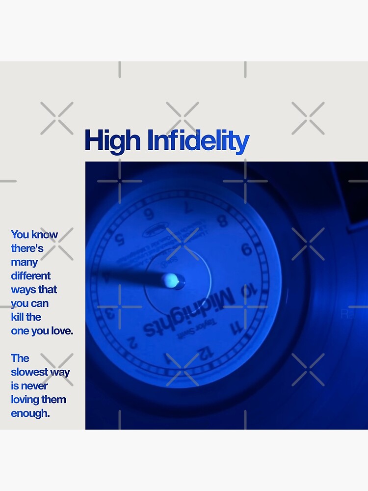 "Taylor Swift | Midnights | High Infidelity " Poster for Sale by ...