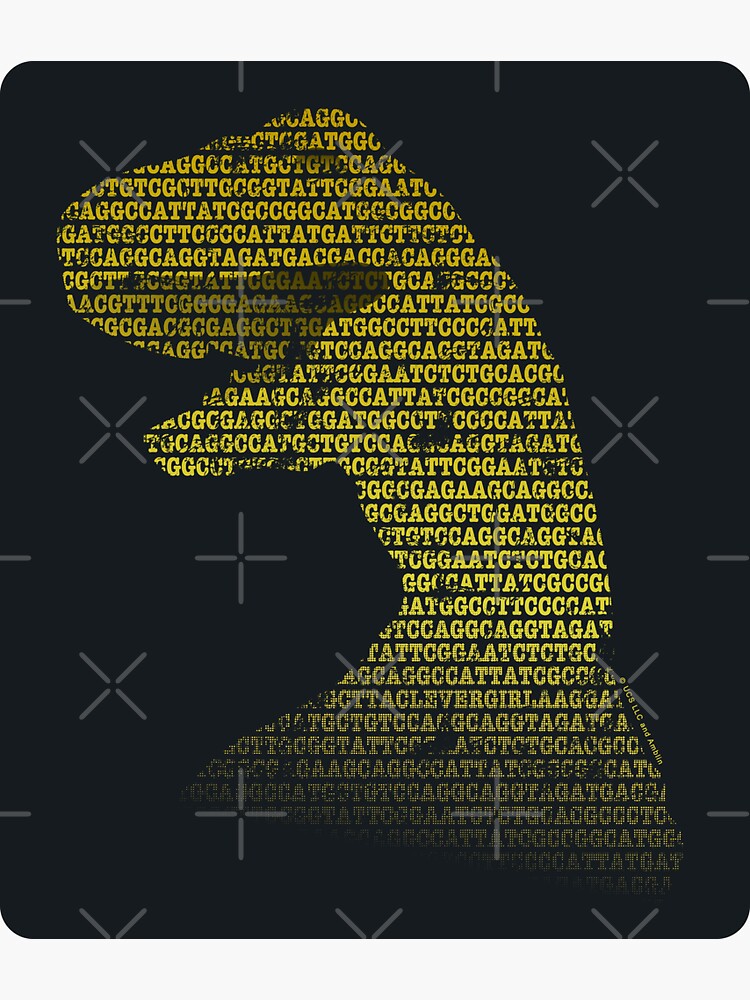 "Raptor DNA" Sticker for Sale by tr1449 | Redbubble