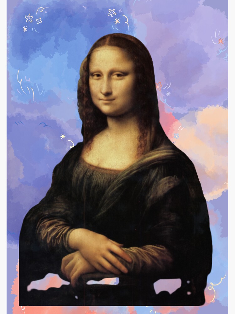 "Mona Lisa Colour splash" Sticker for Sale by HeinSight | Redbubble