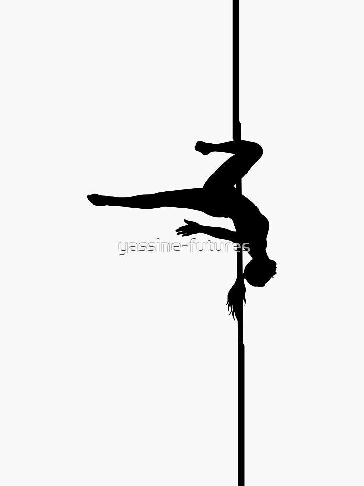"Pole Dance Design Fitted Scoop" Sticker for Sale by yassine-futures ...