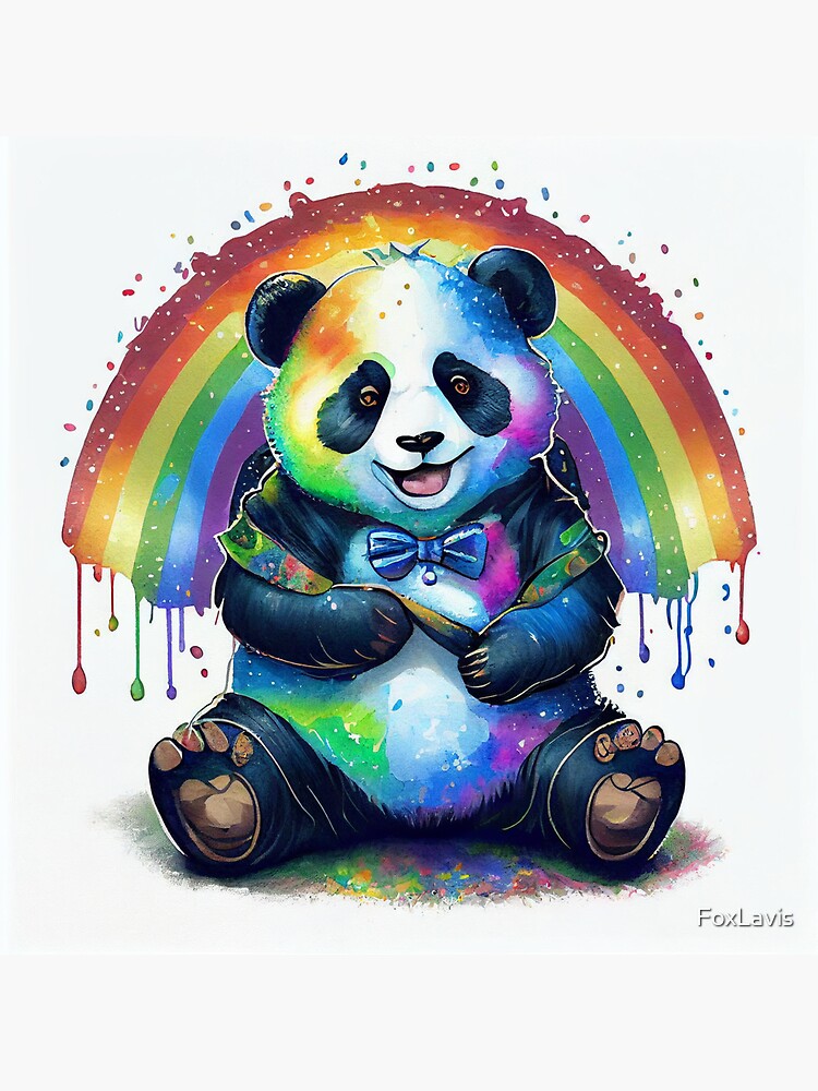 "Cute lgbt panda" Sticker for Sale by FoxLavis | Redbubble