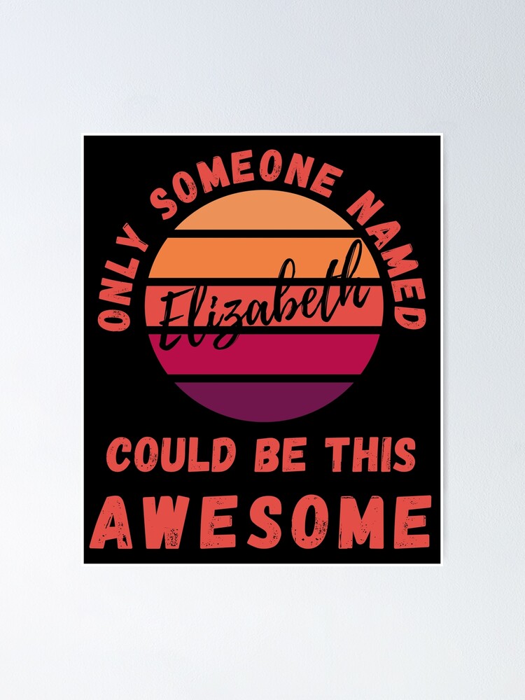 "Only Someone Named Elizabeth Could Be This Awesome Retro Sunset ...