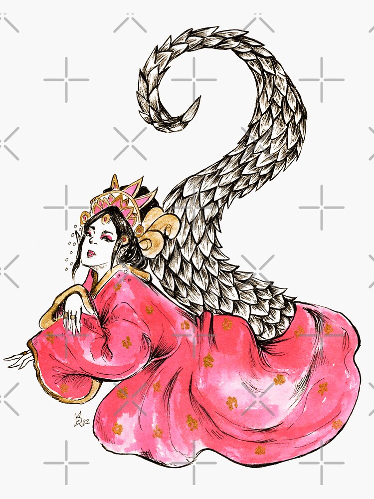 "Nuwa" Sticker for Sale by Oniroiatlier | Redbubble