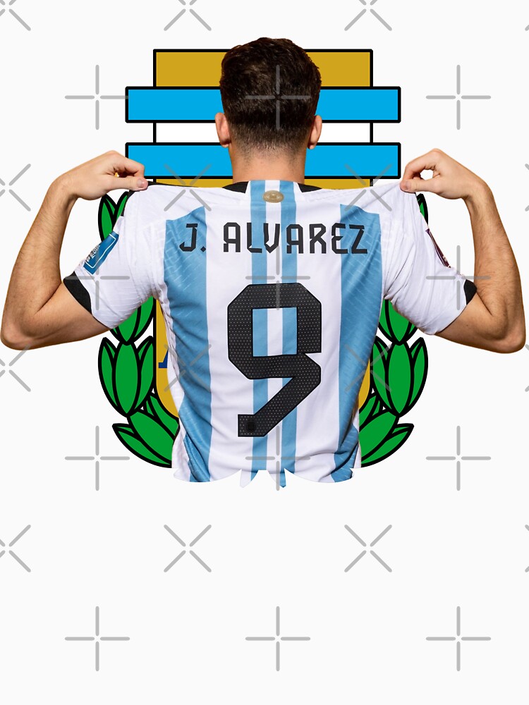 "JULIAN ALVAREZ ARGENTINA NATIONAL WORLD CUP 2022" T-shirt for Sale by ...