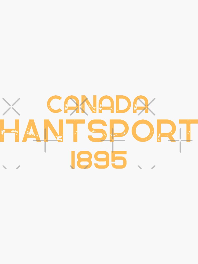 "Hantsport Nova Scotia Canada" Sticker for Sale by CraftwithNadia ...