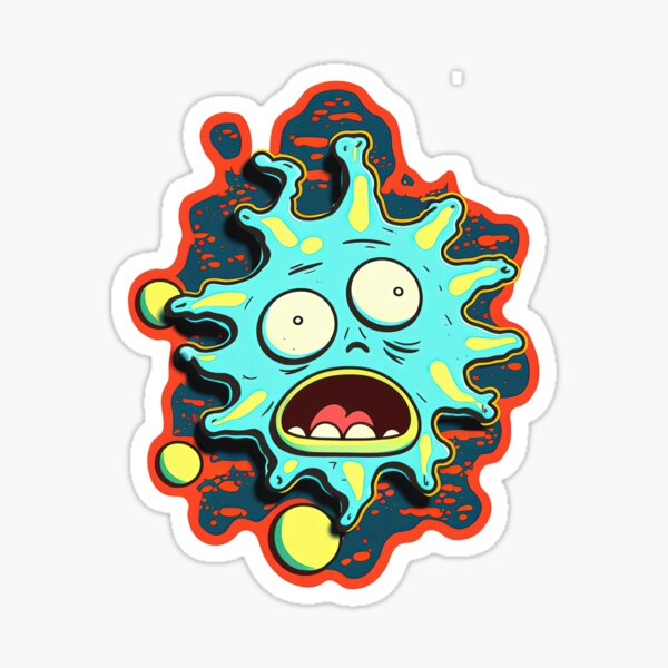 "Amoeba Attack" Sticker for Sale by zoomzoomies | Redbubble