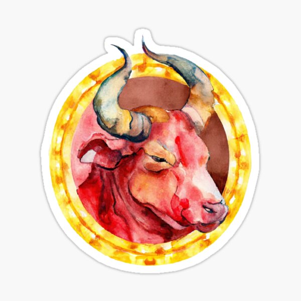 "[sticker] zodiac year of the ox" Sticker for Sale by perropals | Redbubble
