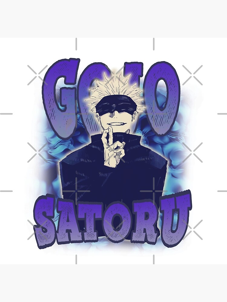 Gojo Satoru Funny Poster For Sale By Artbynewb Redbubble