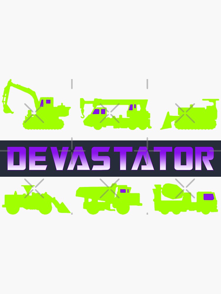 "Devastator" Sticker for Sale by pixvox | Redbubble