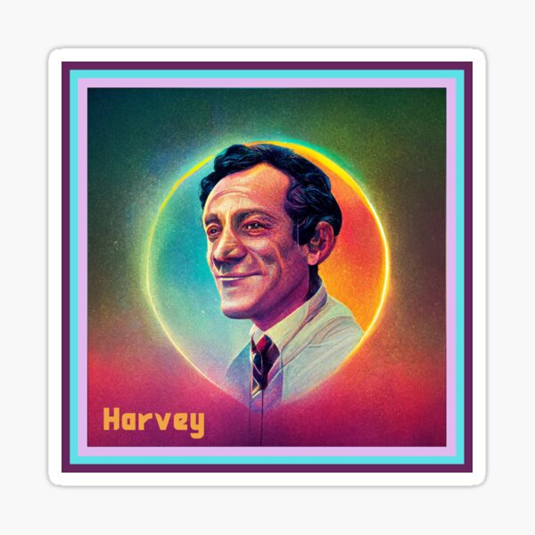 "Tribute to Harvey Milk" Sticker for Sale by Tenderchaos | Redbubble