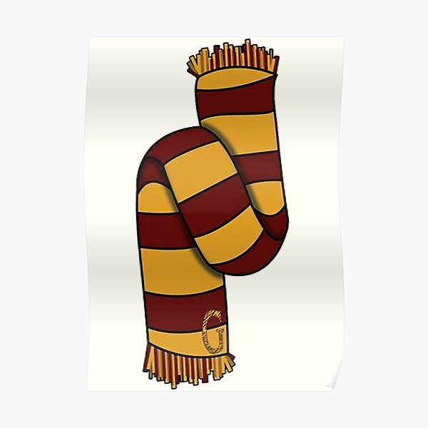"Wizard School Scarf" Poster for Sale by fordstrosin5 | Redbubble