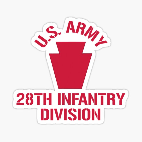 "US Army 28th Infantry Division" Sticker for Sale by rlrowdgeerobb ...