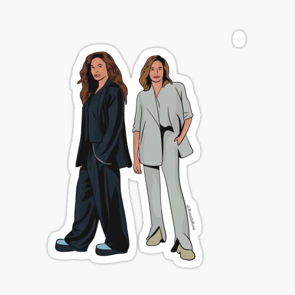 "Danielle and Nicole #1b" Sticker for Sale by Rosadarose | Redbubble
