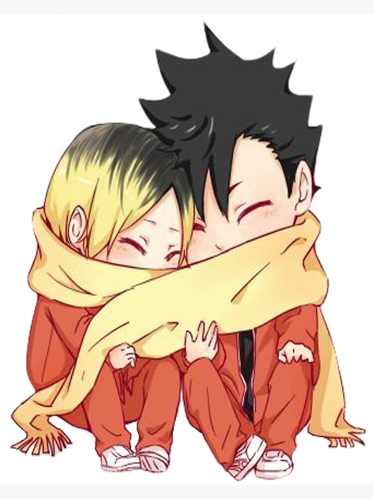 Póster «Chibi animado Haikyuu, tetsurō kuroo y kenma kozume» de ...