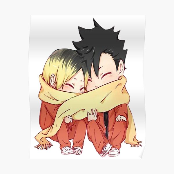 Póster «Chibi animado Haikyuu, tetsurō kuroo y kenma kozume» de ...