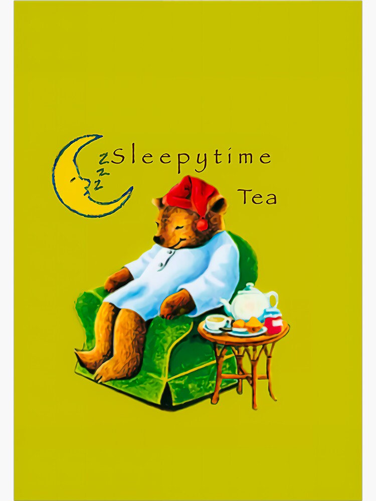 "celestial seasoning sleepytime tea bear" Sticker for Sale by DierkKeil ...