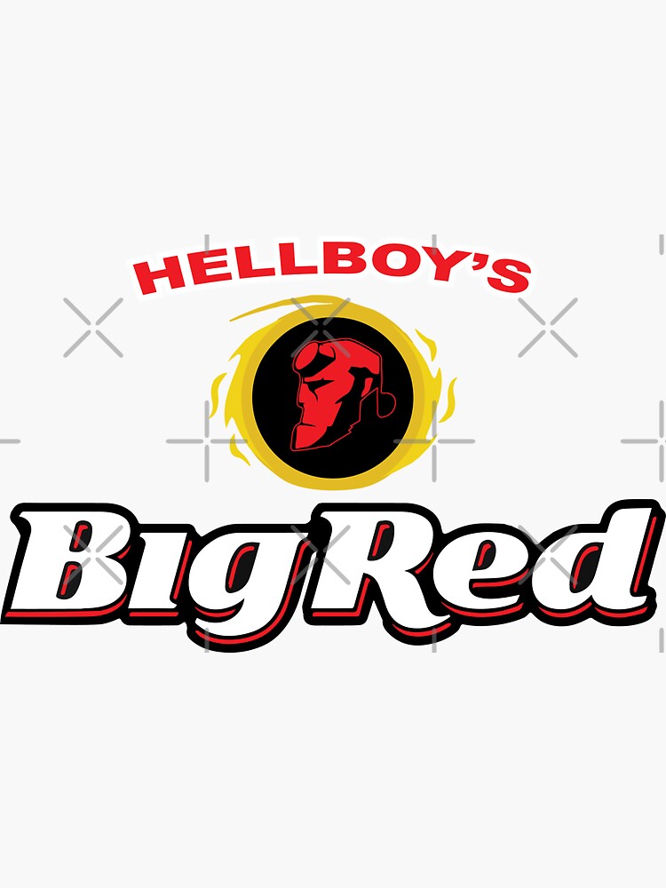 "Big Red" Sticker by InsomniaStudios | Redbubble