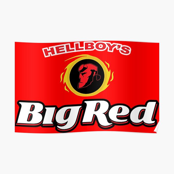 "Big Red" Poster for Sale by InsomniaStudios | Redbubble