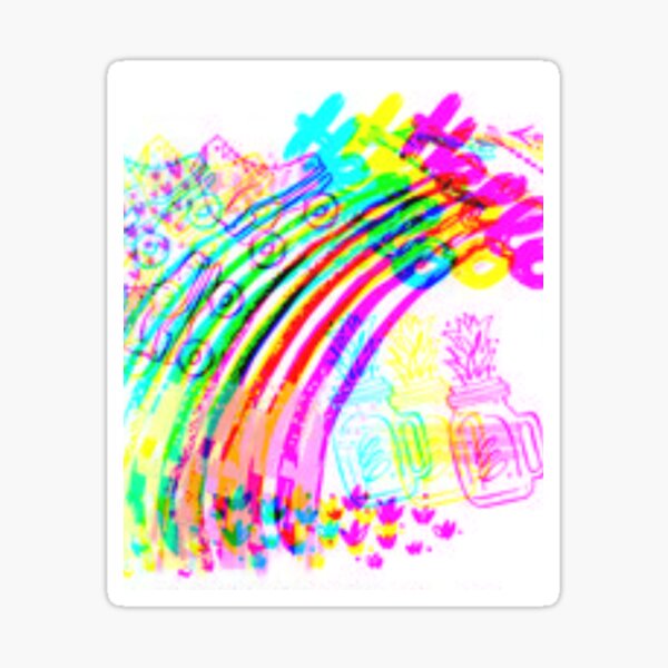 "Neon Skate" Sticker for Sale by lifeinspired4u | Redbubble