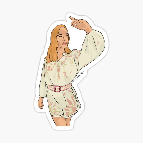 "Danielle Savre #5" Sticker for Sale by Rosadarose | Redbubble