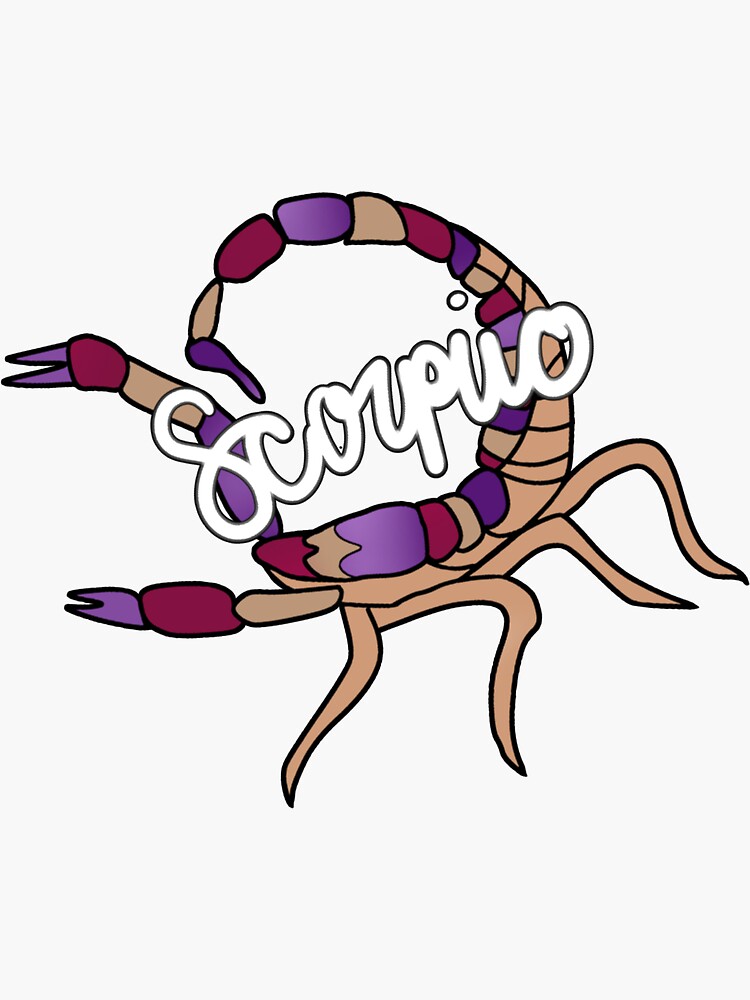 "Scorpio Astrology Sticker " Sticker for Sale by digitaldivine | Redbubble