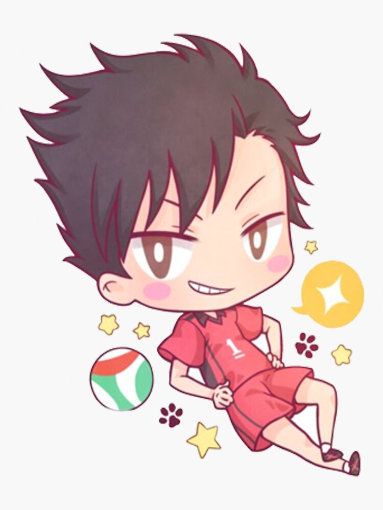 "Chibi anime Haikyuu, tetsurō kuroo" Sticker for Sale by ...