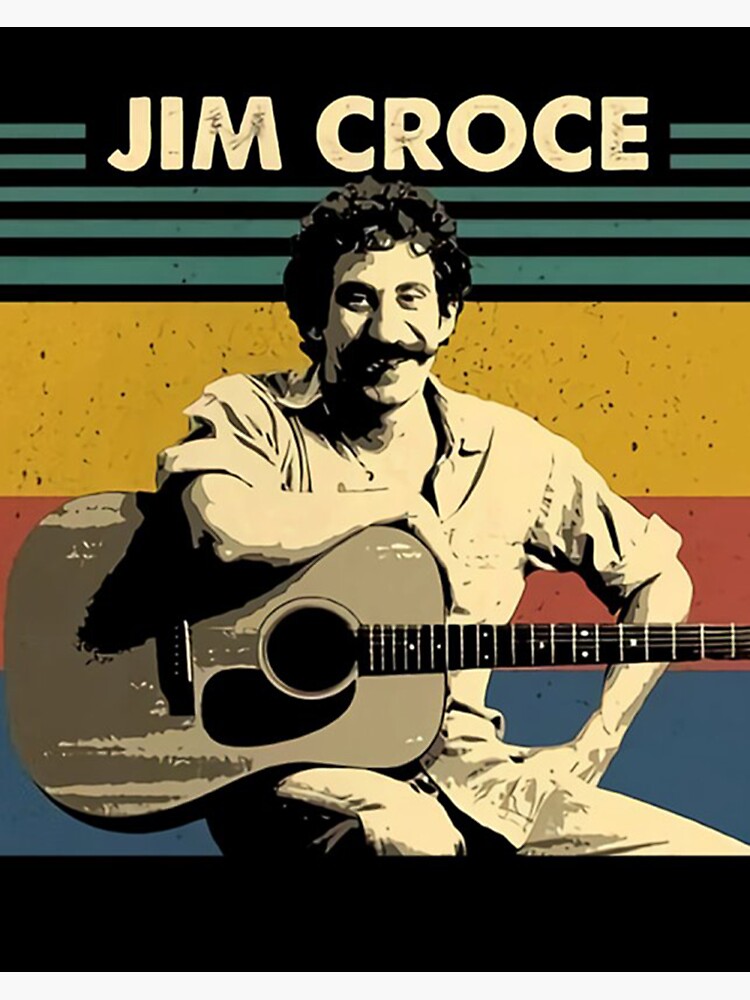 "Jim Croce" Sticker for Sale by Graciasummer | Redbubble