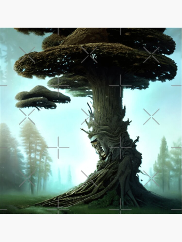 "Mechanical Tree Manga" Sticker for Sale by Pearsonlisbethm | Redbubble