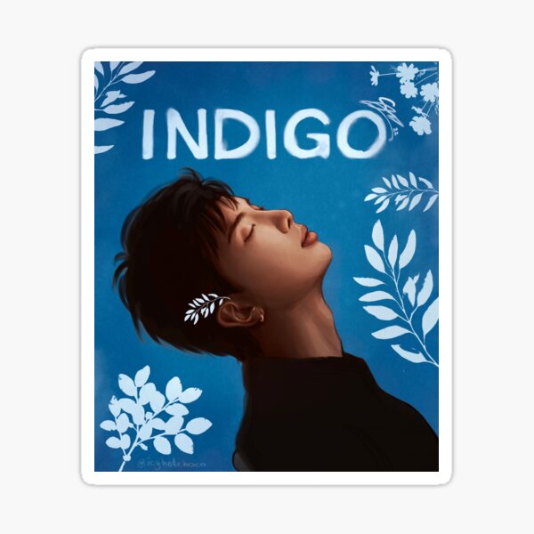 "Indigo RM" Sticker for Sale by icyhotchoco | Redbubble