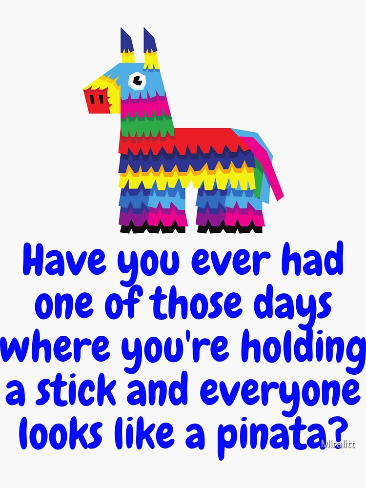 "Pinata" Sticker for Sale by Miralitt | Redbubble