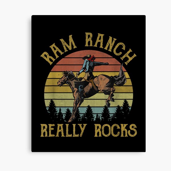 Lienzo «Ram Ranch Ram Ranch Ram Ranch Ram Ranch Ram Ranch Ram Ranch Ram ...