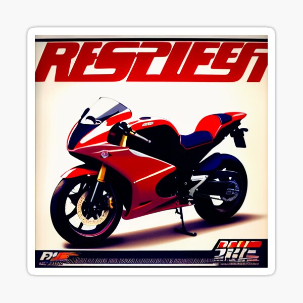 "MotoGP Racing Sportbike Poster" Sticker for Sale by BAYFAIRE | Redbubble