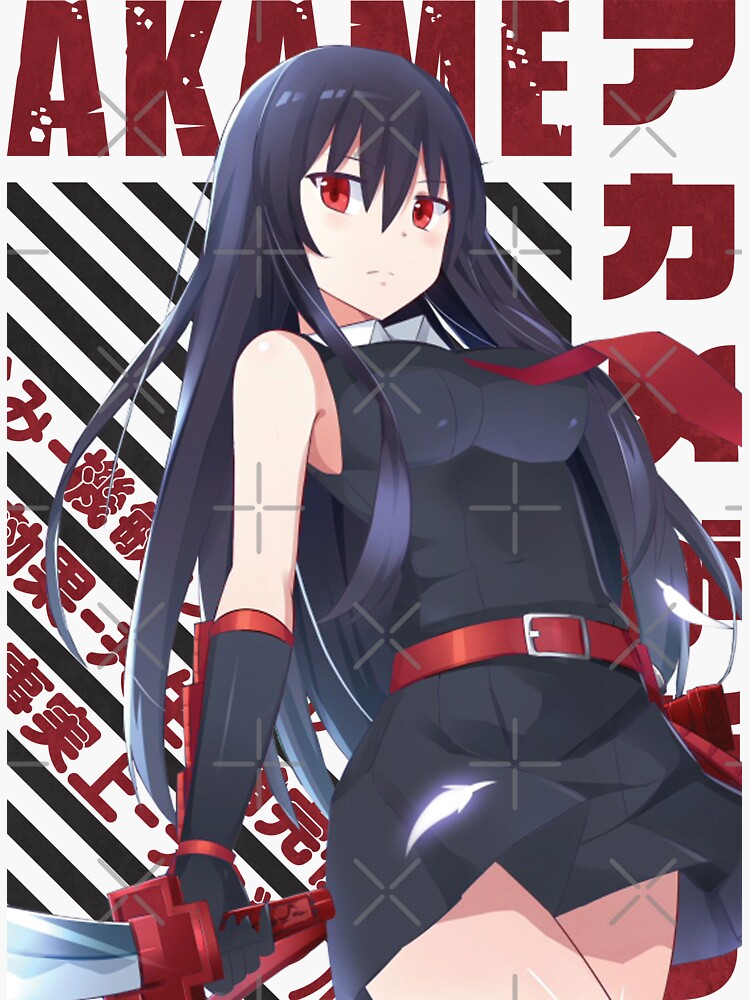 "Akame ga Kill! - Akame" Sticker for Sale by Recup-Tout | Redbubble